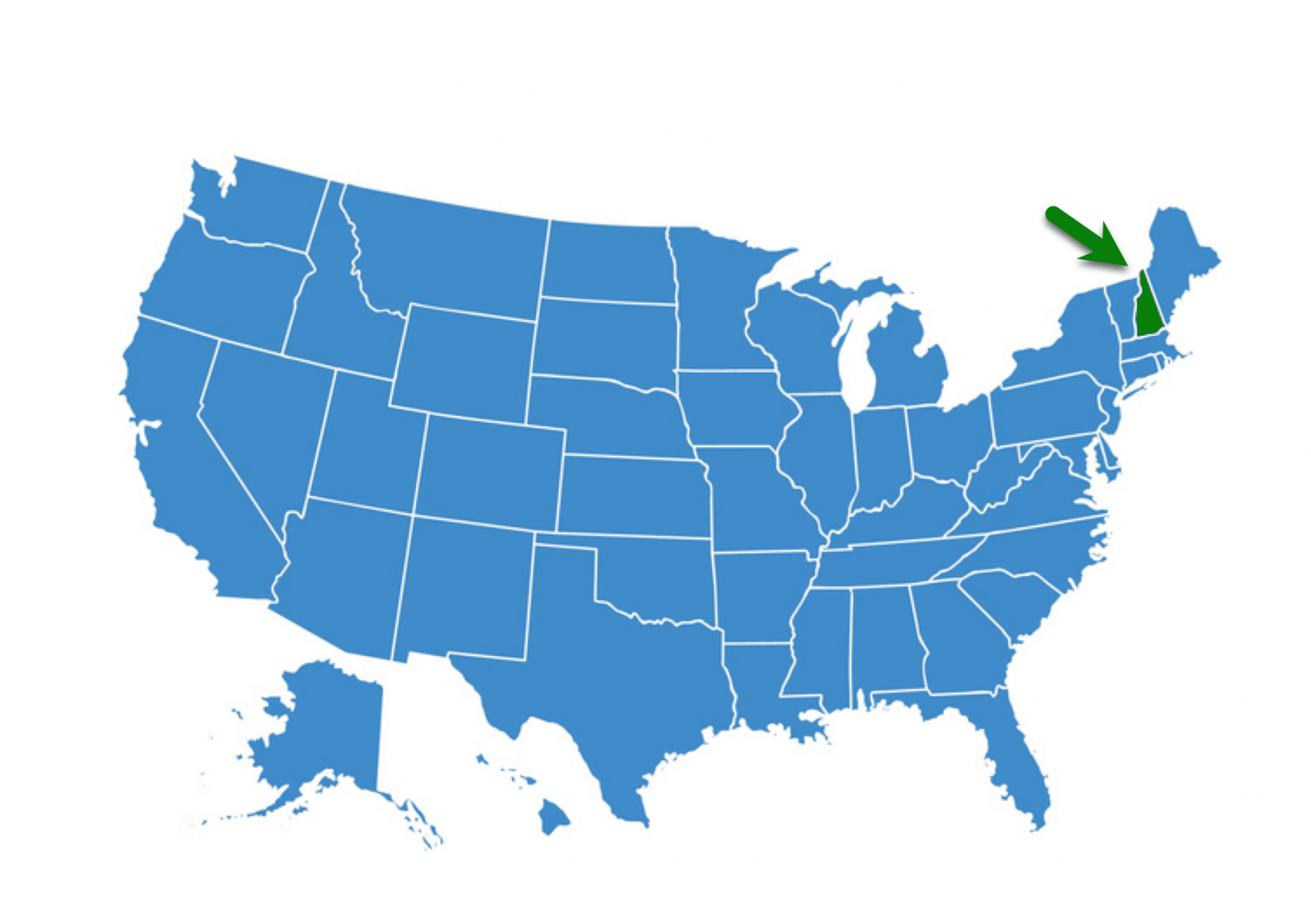 Where Is New Hampshire On The Map? - Here In New Hampshire
